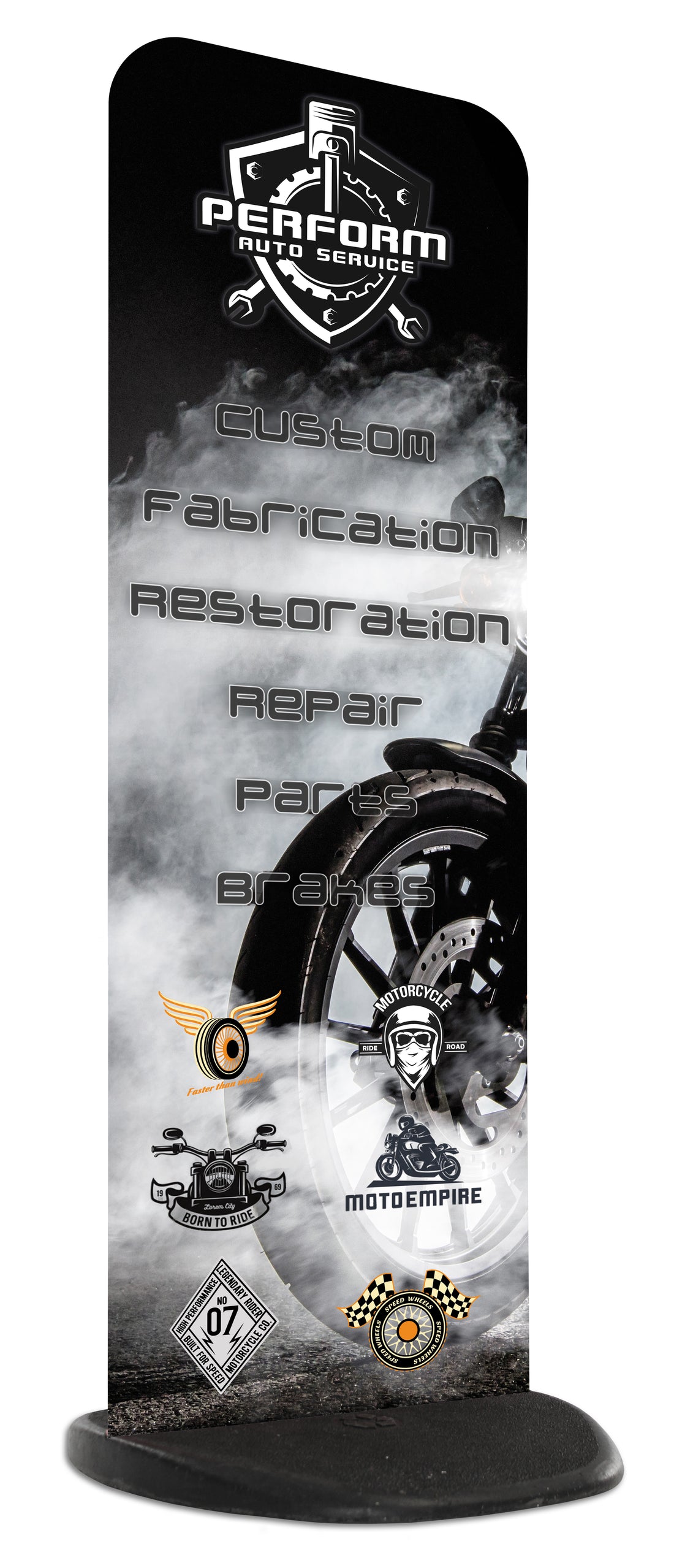 Flex Pavement Sign TOTEM – Sign Makers